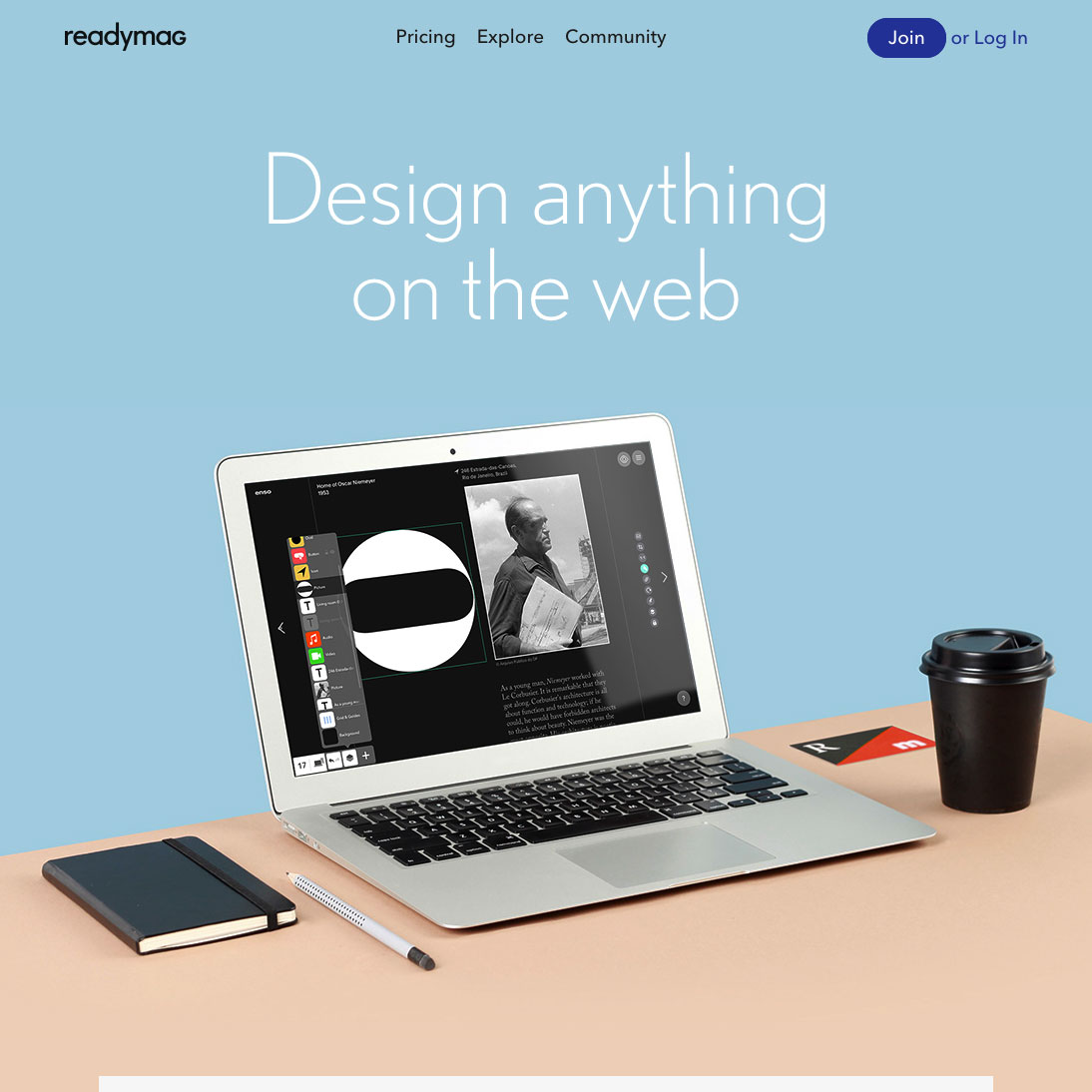 Readymag — Design anything on the web